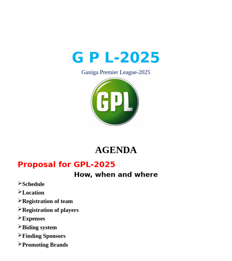 GPL Proposal | PDF