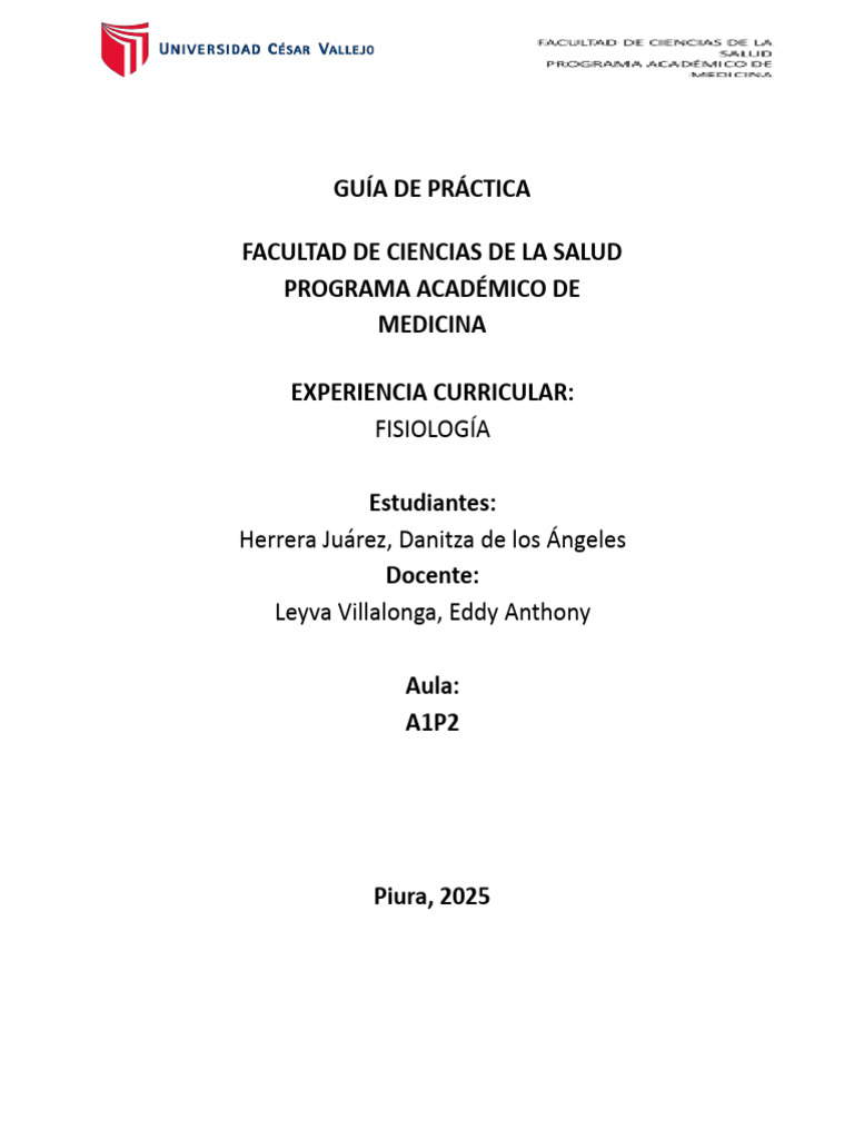 GUIA 3 Fisio PC | PDF | Sistema nervioso | Anatomía humana