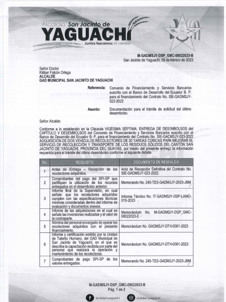 Expediente - Desembolso | PDF