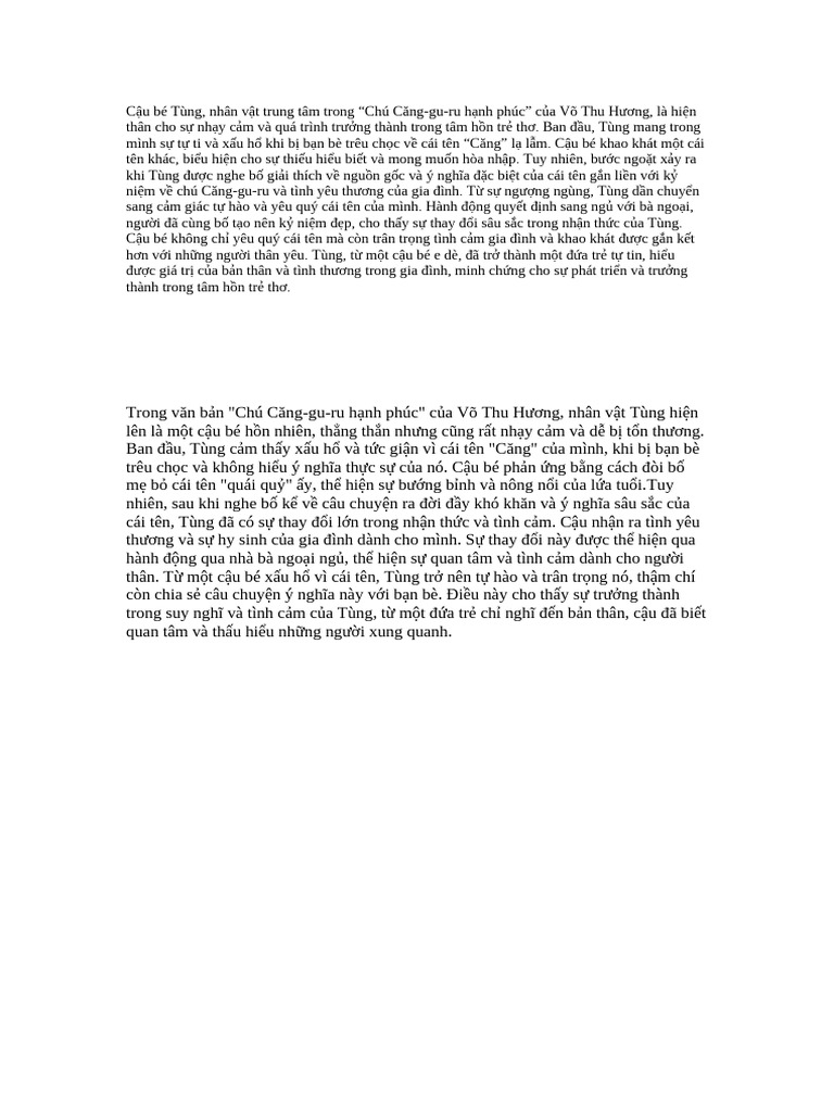 Cậu bé Tùng | PDF