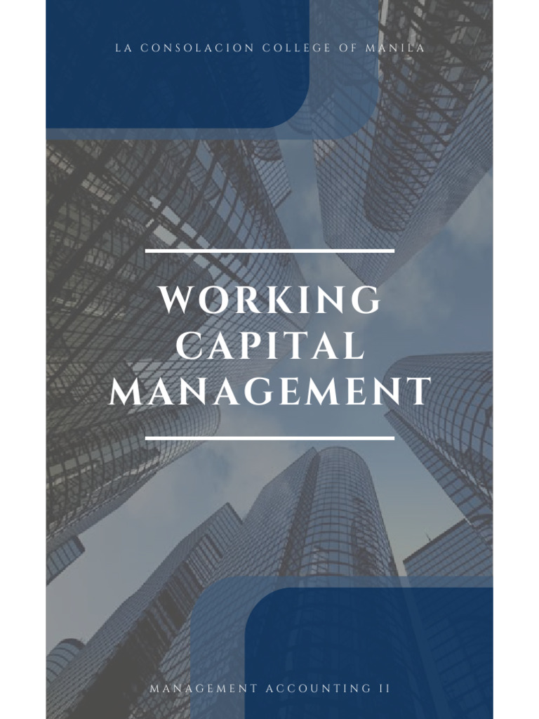 Working Capital Management | PDF | Working Capital | Finance & Money ...