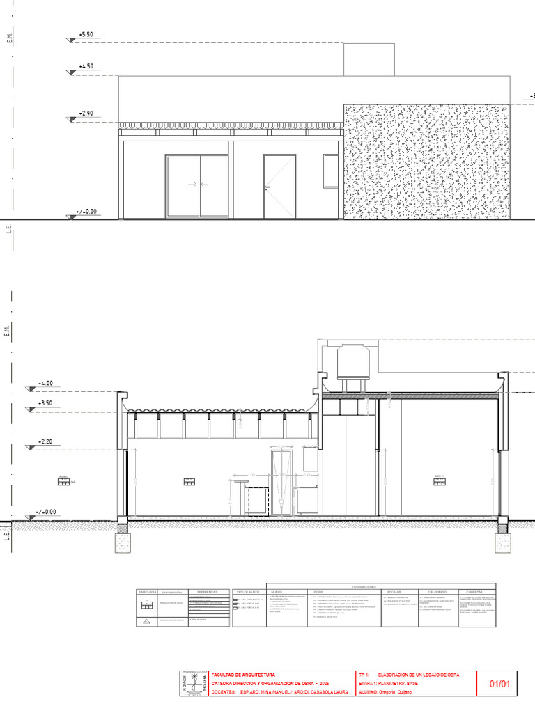 Planimetria Base-A3 CORTE Y VISTA B-B | PDF