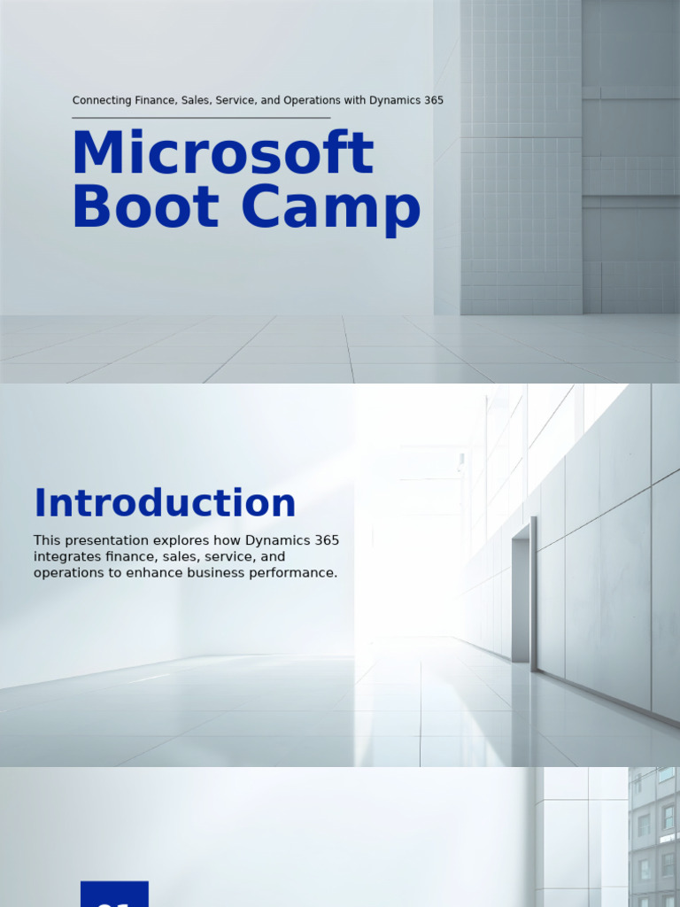 Microsoft Boot Camp | PDF | Automation | Supply Chain