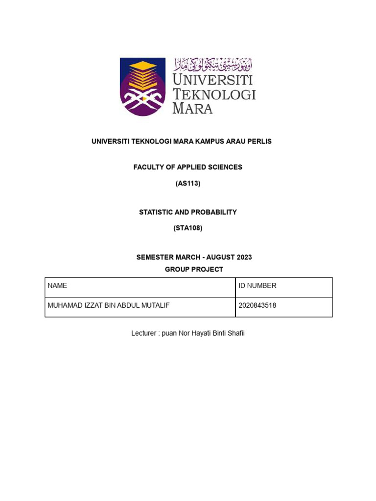 Sta 108 Group Assignment Ras1136c | PDF | Statistics | Quartile