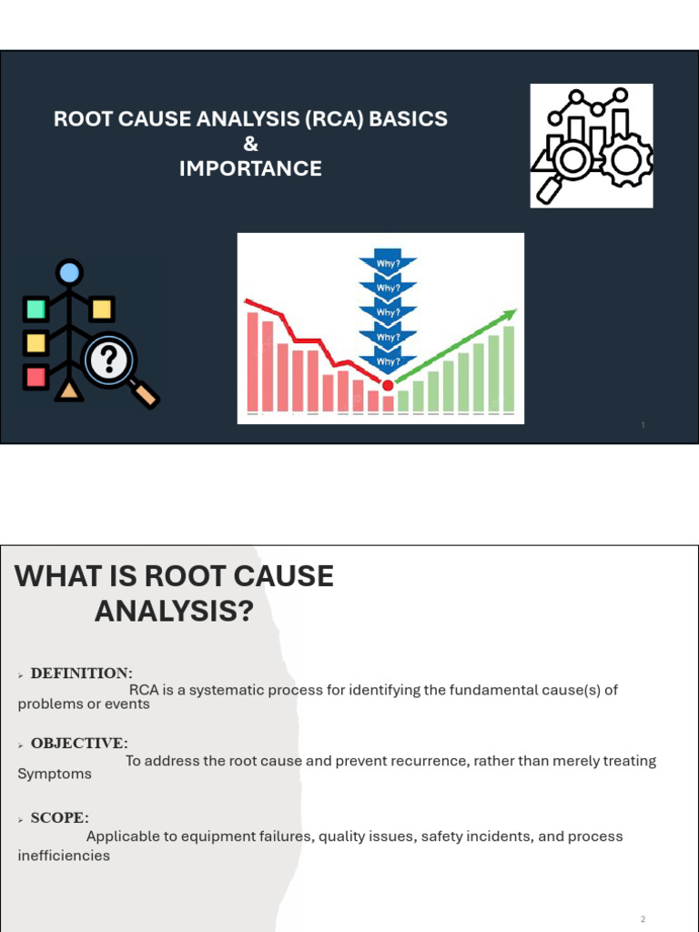 Root Cause Analysis in Manufacturing | PDF