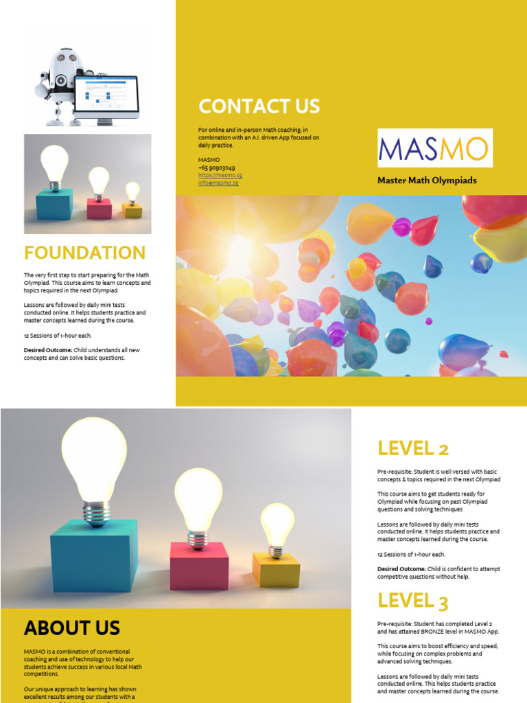 MASMO Brochure | PDF | Artificial Intelligence | Intelligence (AI ...