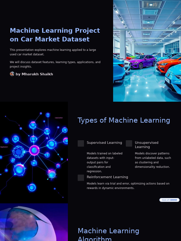 Machine-Learning-Project-on-Car-Market-Dataset | PDF | Machine Learning | Cognitive Science