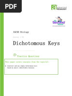 Dichotomous Key Practice Worksheets | PDF | Foreign Language Studies