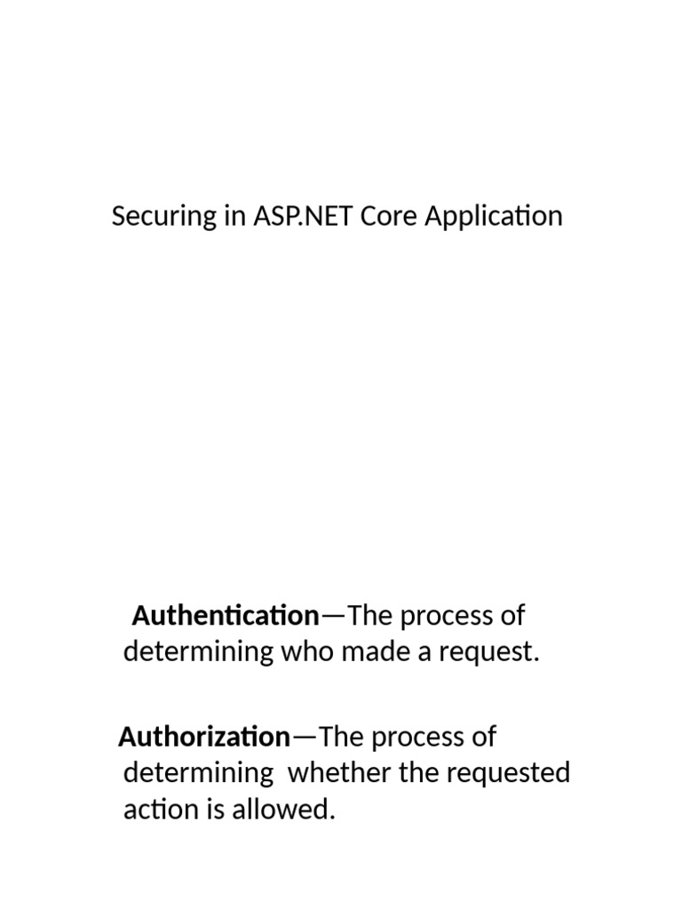 Unit-8 Securing in ASP | PDF | Computing | Software