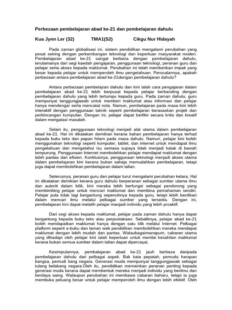 Karangan Untuk Majalah Sekolah (KJL) | PDF