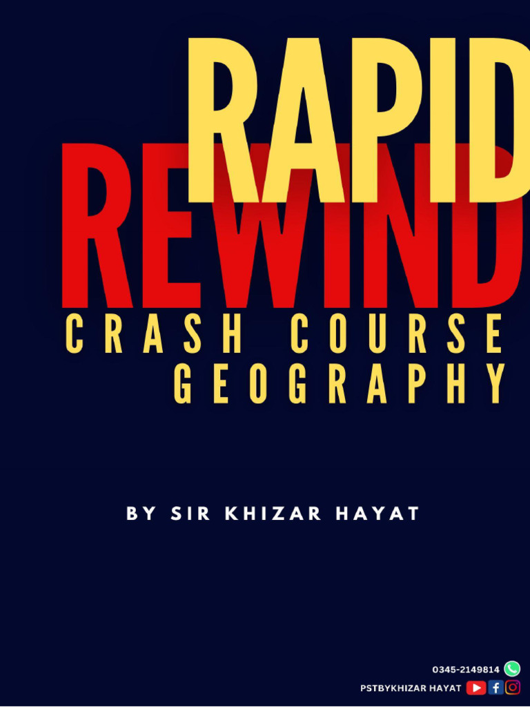 Crash Course Geograpy by KH | PDF | Precipitation | Mining