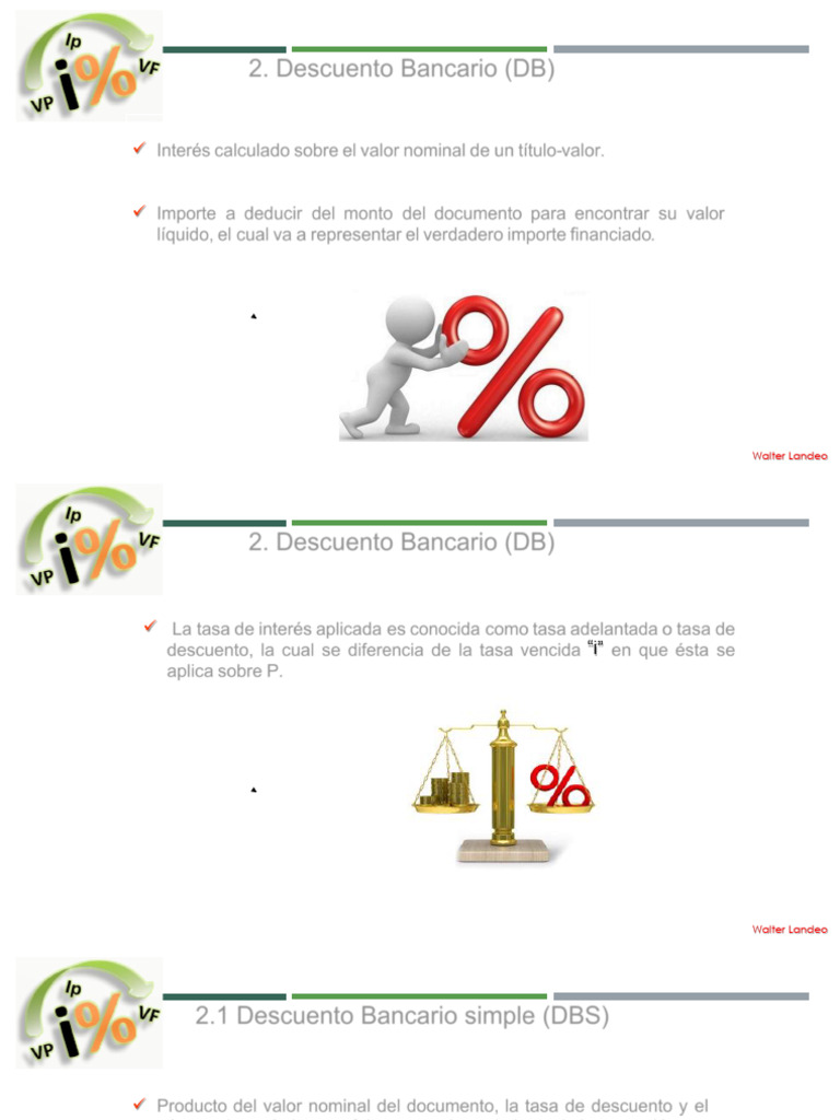 MF-9 Descuento Bancario | PDF | Economias | Dinero