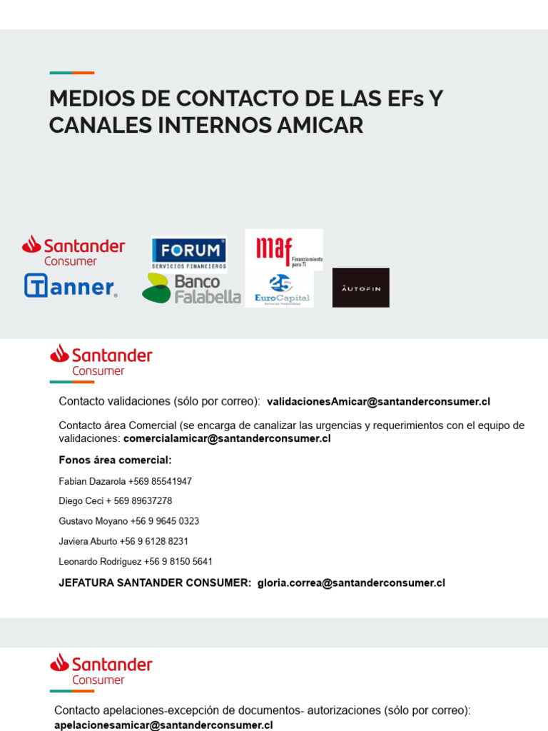 Medios de Contacto de Las Efs | PDF