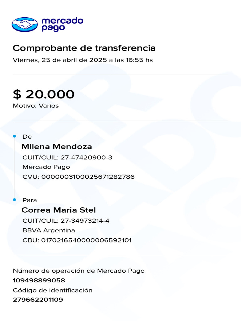 Razón Social y Operación Mercado Pago | PDF