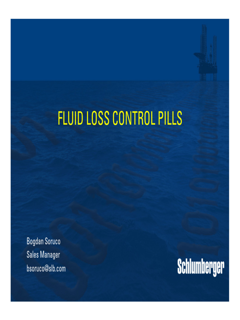 Fluid Loss Control Pill Solutions | PDF | Applied And Interdisciplinary ...
