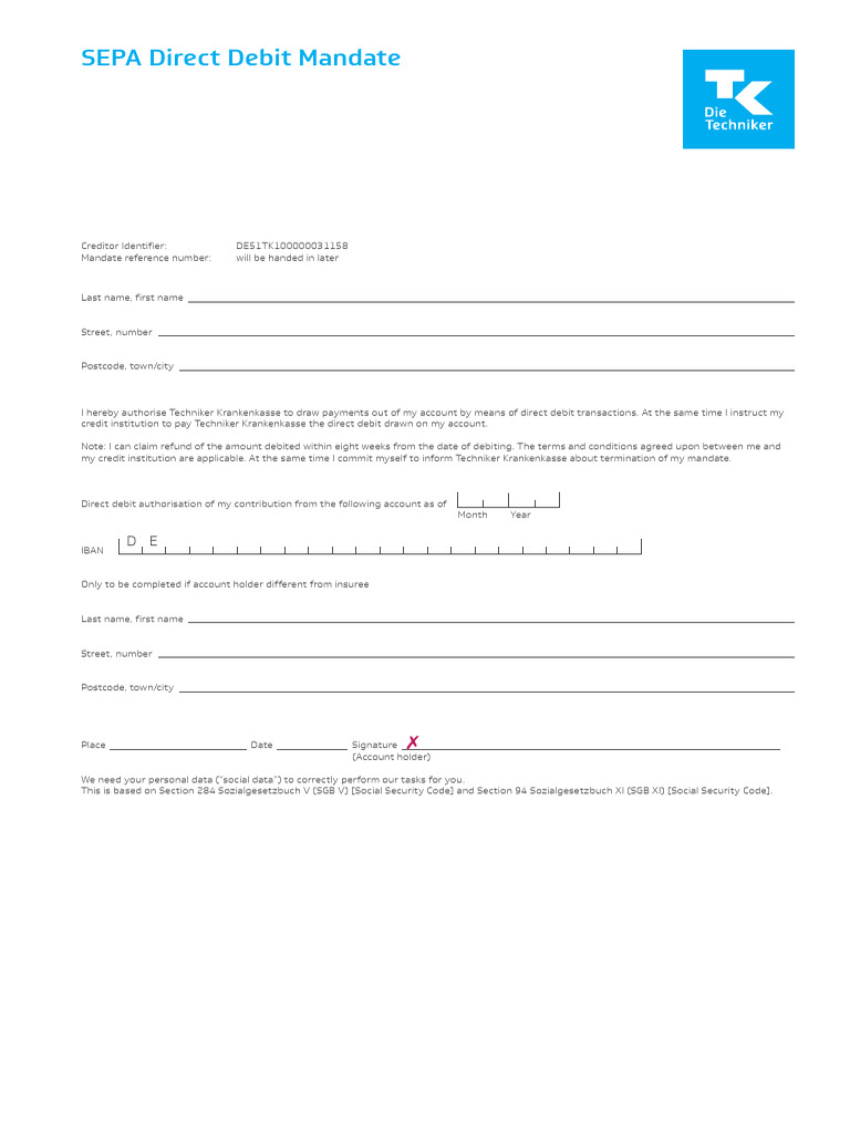 SEPA-Lastschrift Englisch NEU | PDF