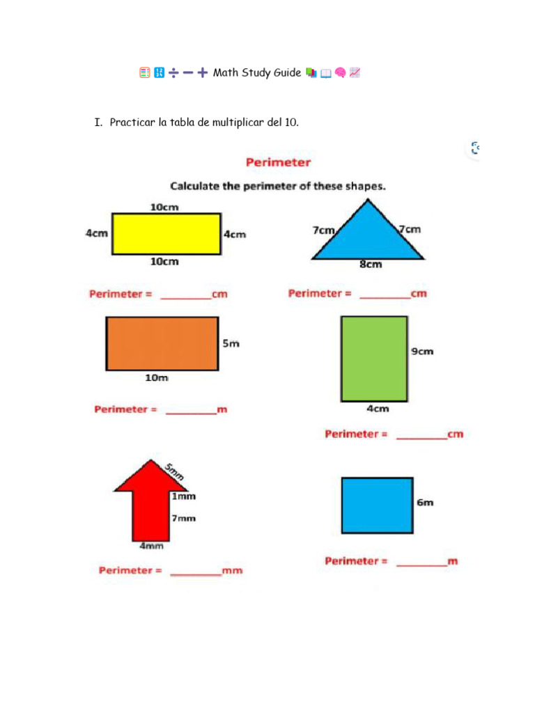 Math Study Guide IV Partial | PDF