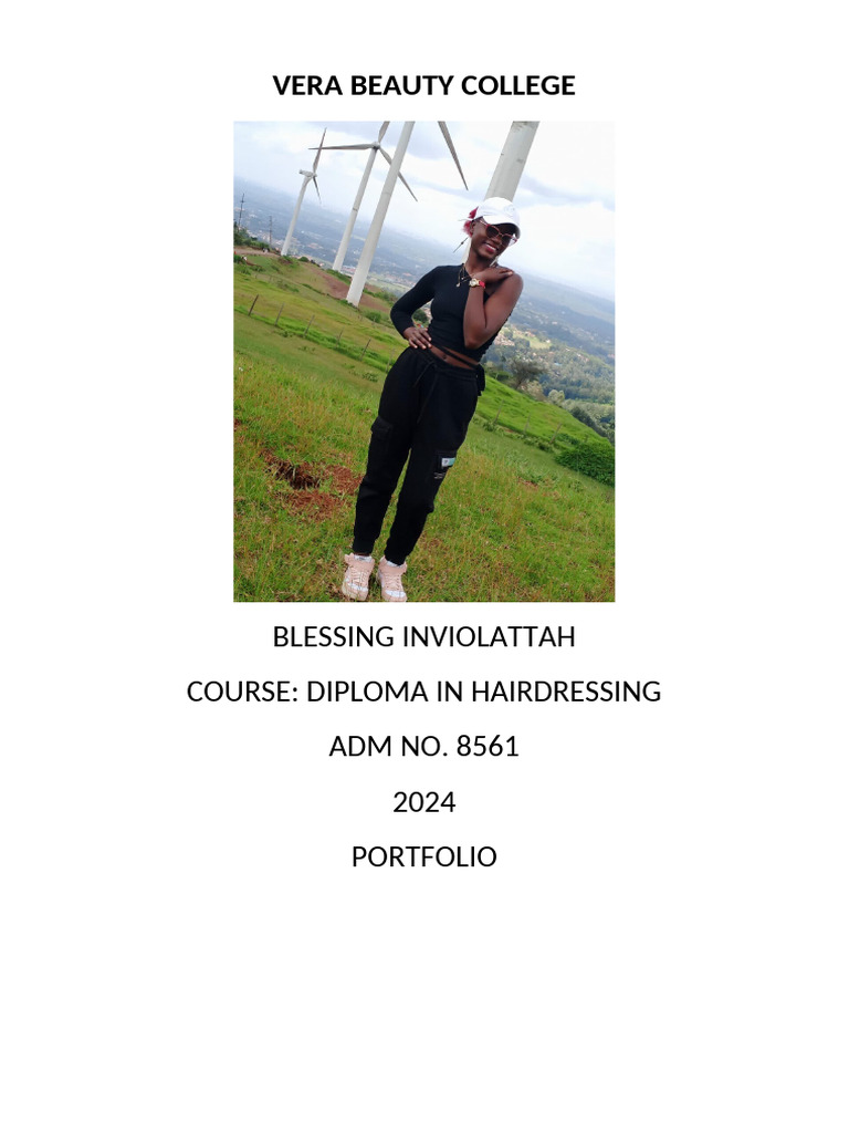 Diploma in Hairdressing Portfolio | PDF