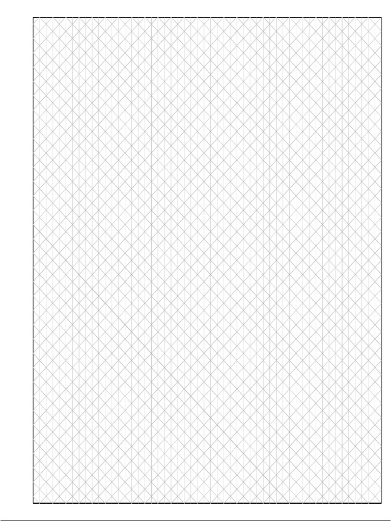 Isometric Paper A4 Landscape | PDF