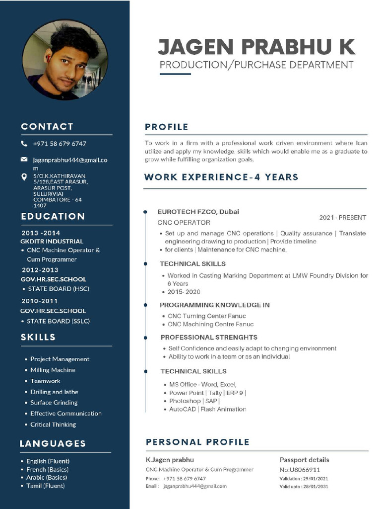 Jagen Resume | PDF