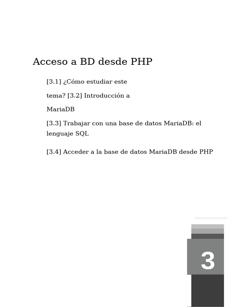 Tema3. - Acceso A BD Desde PHP | PDF | Mi sql | SQL