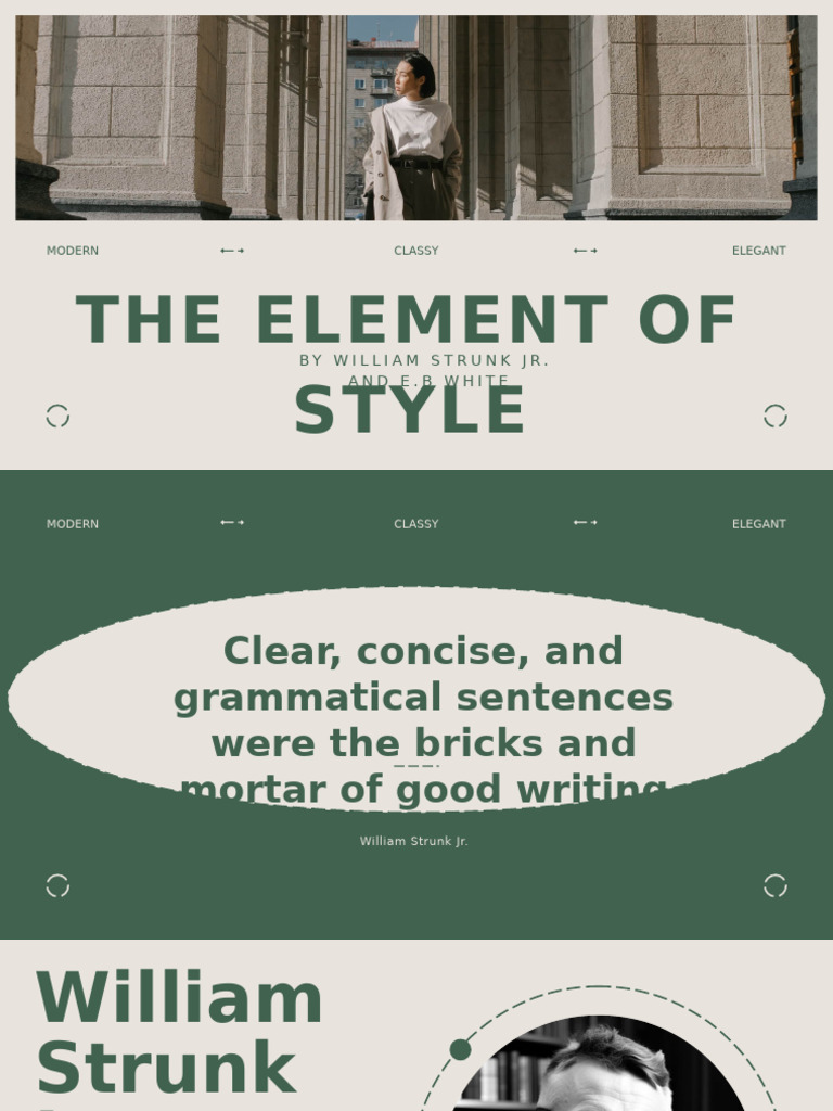 The Elements of Style by Strunk and White Choladeck | PDF | Books | Writing