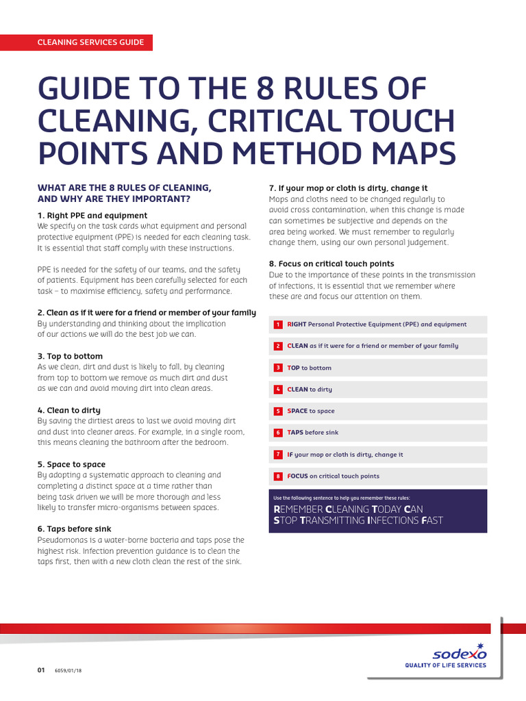 .Trashed 1740520138 Cleaning Guide 8 Rules | PDF | Personal Protective ...