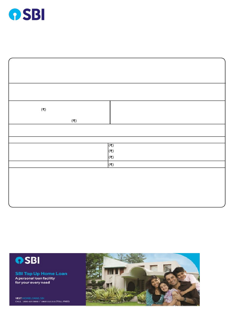SBI Home Loan Interest Certificate 2024-25 | PDF
