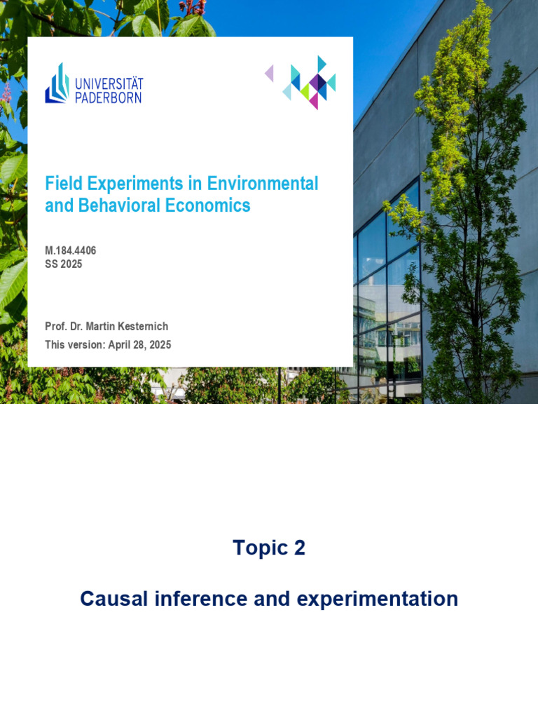 Kesternich RCTs MSC SS 2025 Ch2 PANDA | PDF | Estimator | Expected Value