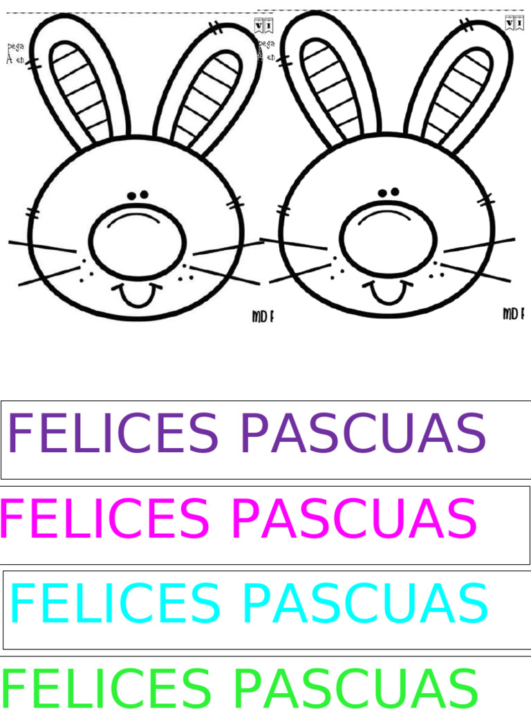 Felices Pascuas: Mensaje Festivo | PDF