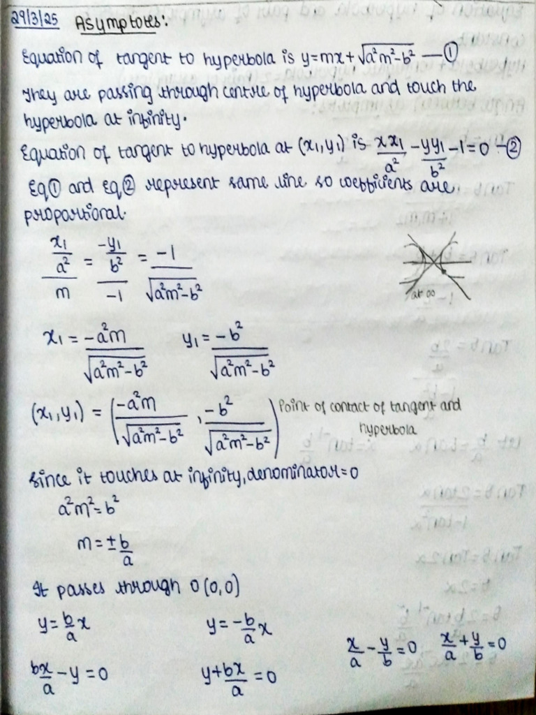 Understanding Hyperbola Properties | PDF | Manifold | Algebraic Geometry