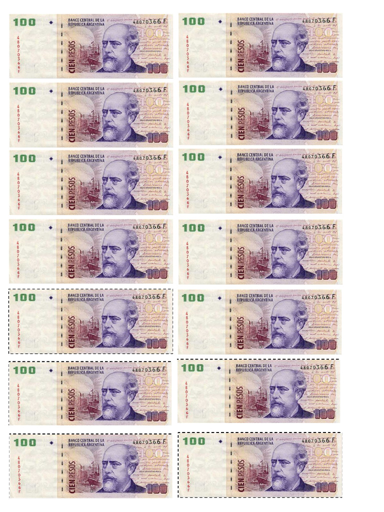 Billete de 100 PDF | PDF