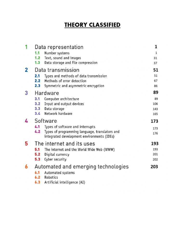 Classified Paper 1 (New Syllabus) | PDF | Computing | Computer Science