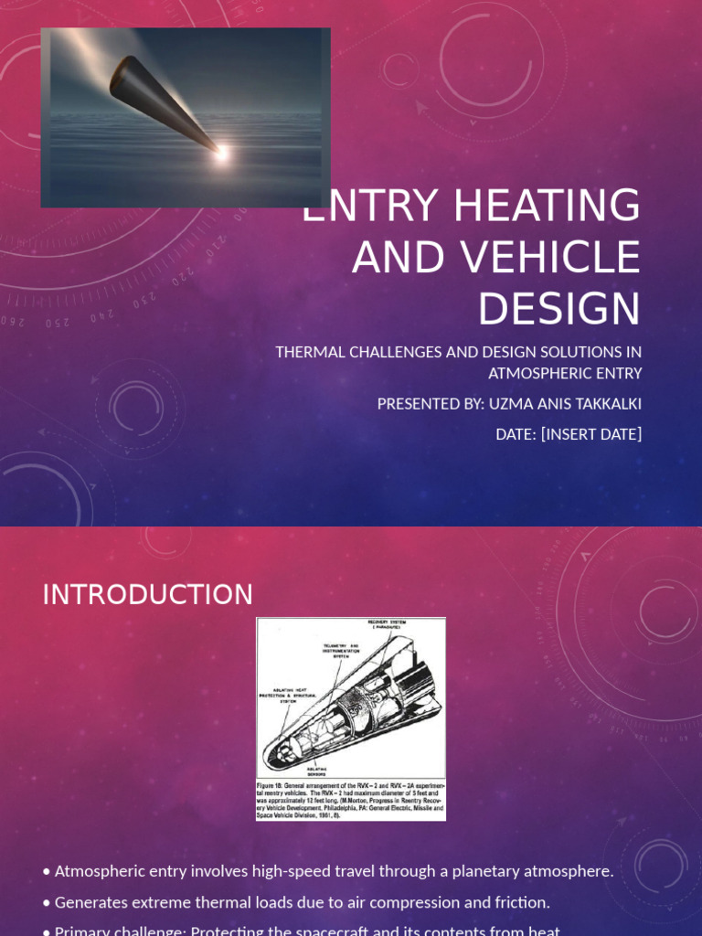 Reentry Vehicle Thermal Design Solutions | PDF