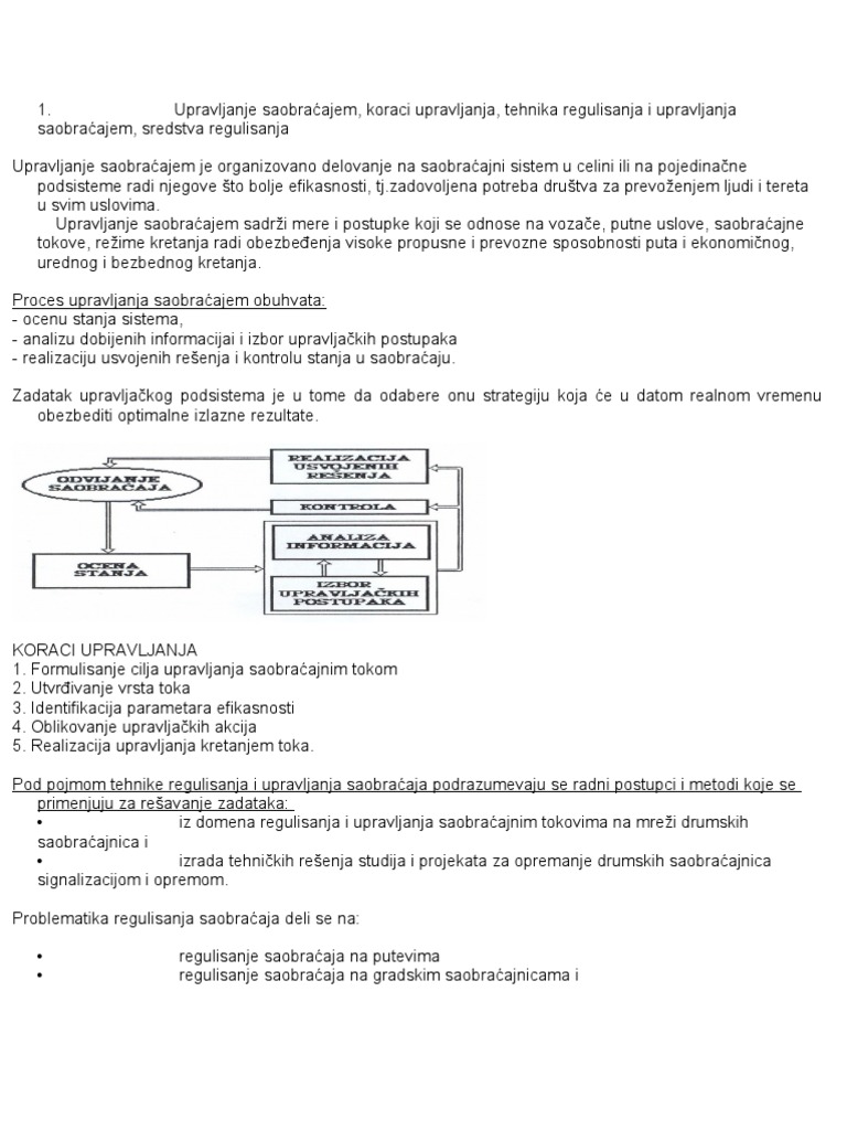 Upravljanje Saobra - Ajem | PDF