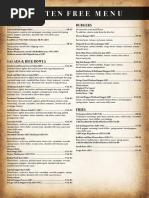 Billy G's Menu and Prices 2025 | PDF