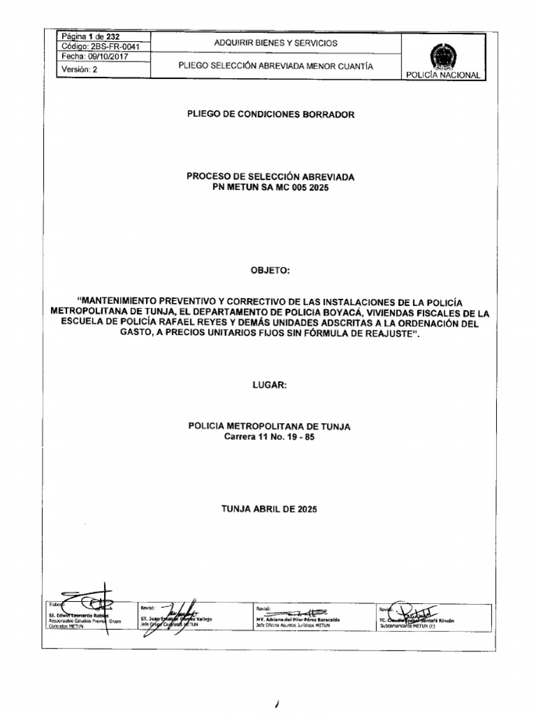 Proyecto Pliego de Condiciones | PDF