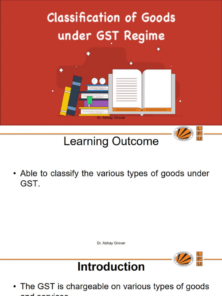 Classification of Goods | PDF