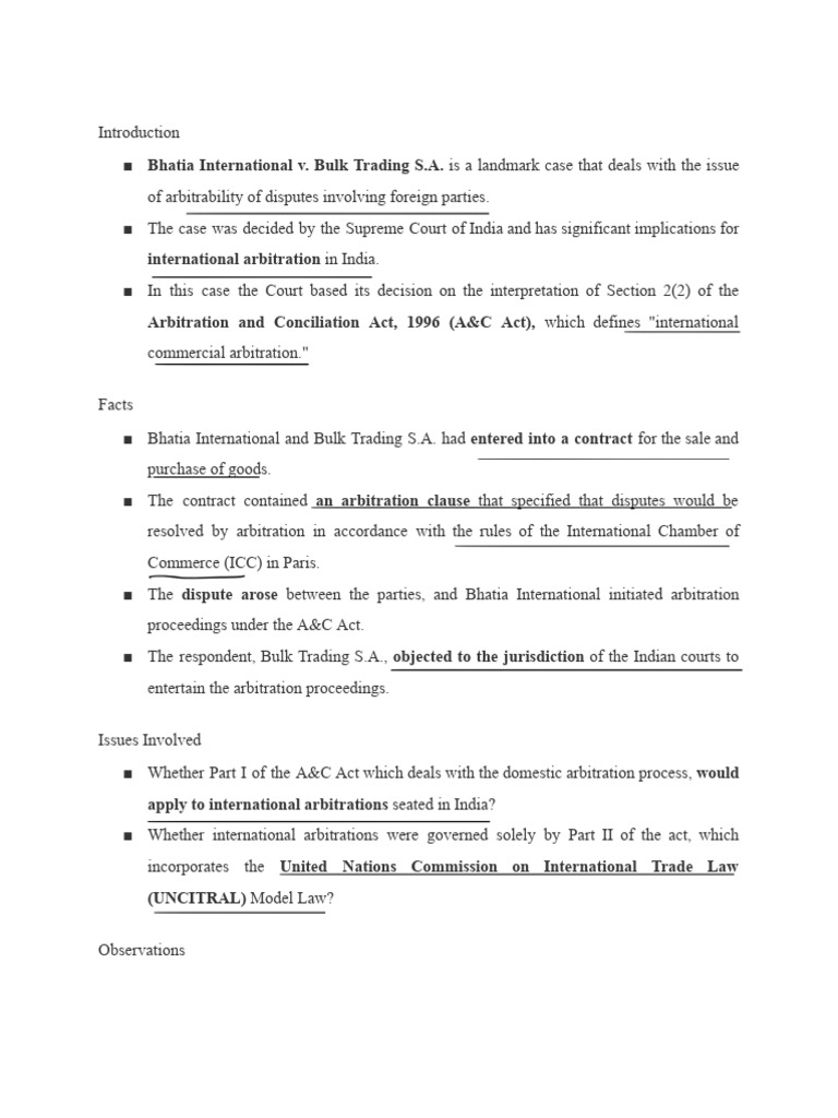 ADR Case Laws - 250410 - 224956 | PDF | Arbitration | Supreme Court Of ...
