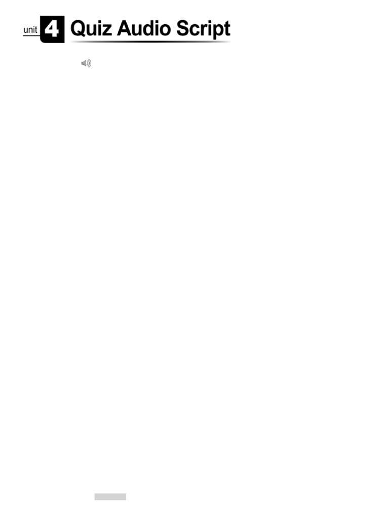 Four Corners Second Edition_Level 1_Q04_Script | PDF