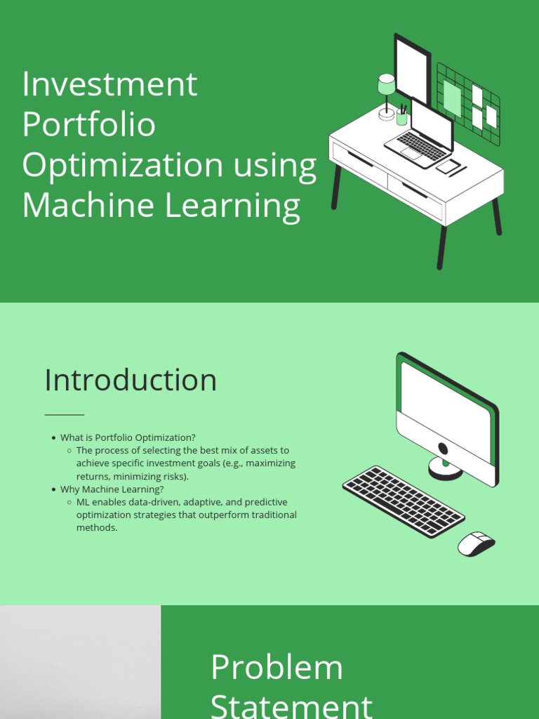 ML-Enhanced Portfolio Optimization | PDF | Machine Learning ...
