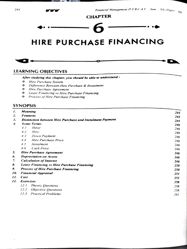 Hire Purchase | PDF