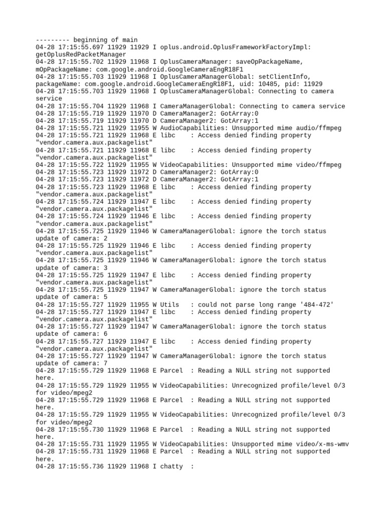 Log Cat 1745835355625 | PDF | Computing | Computer Programming