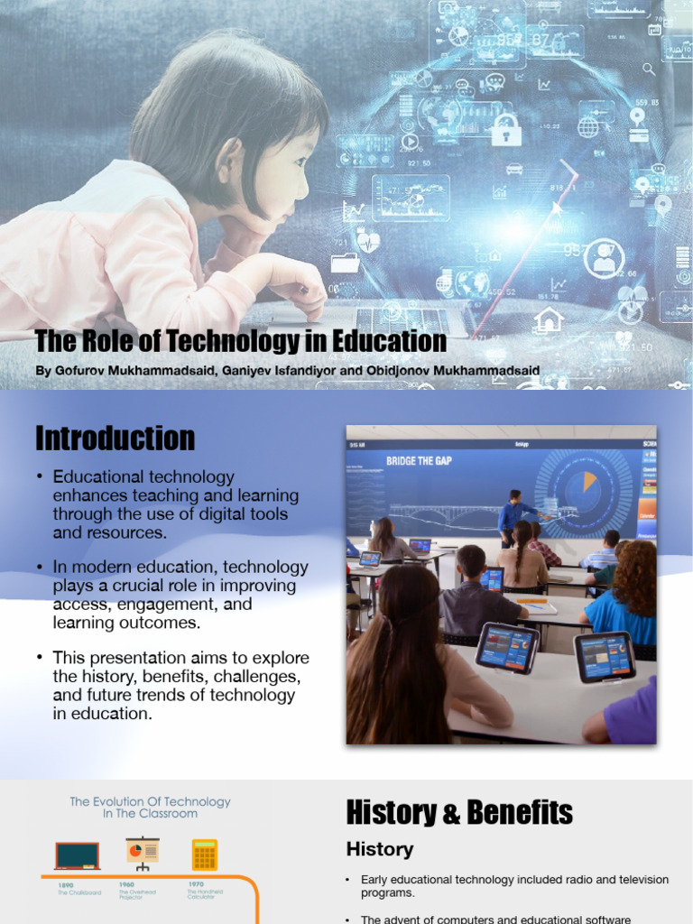 The Role of Technology in Education | PDF | Educational Technology | Multimedia