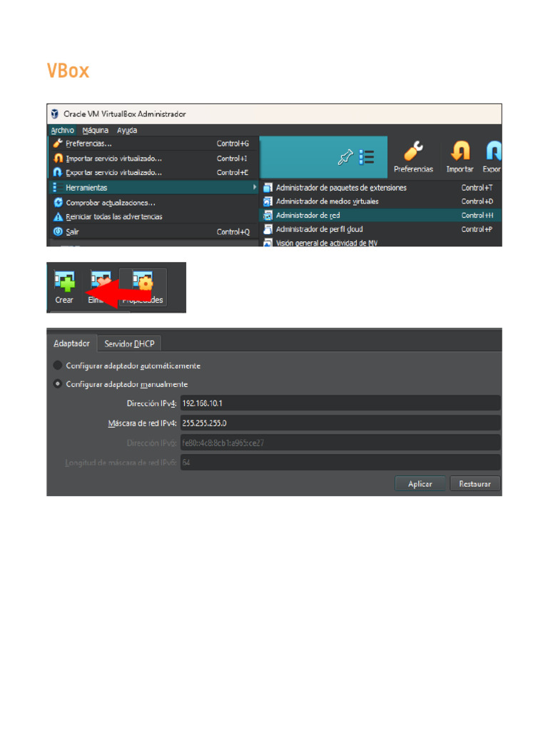 Configuración de Red VBox Y VMware | PDF