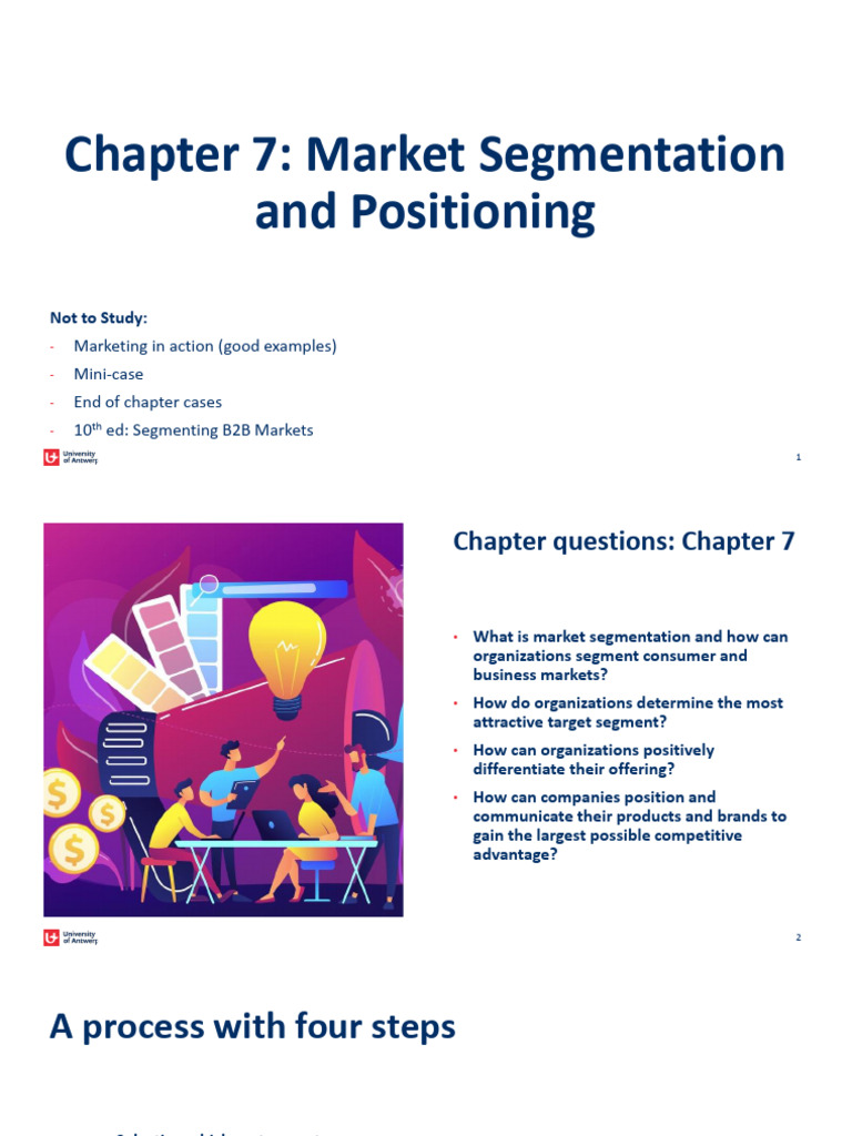 Market Segmentation and Positioning Guide | PDF | Marketing | Market ...