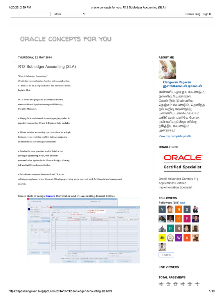 R12 Subledger Accounting - SLA | PDF