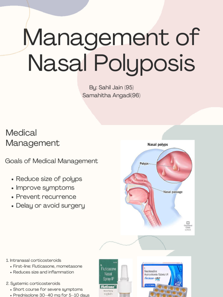 Nasal Polyposis Management Guide | PDF | Medical Specialties | Clinical ...
