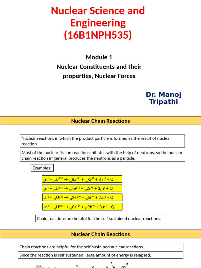 Understanding Nuclear Chain Reactions | PDF | Uranium | Nuclear Fission