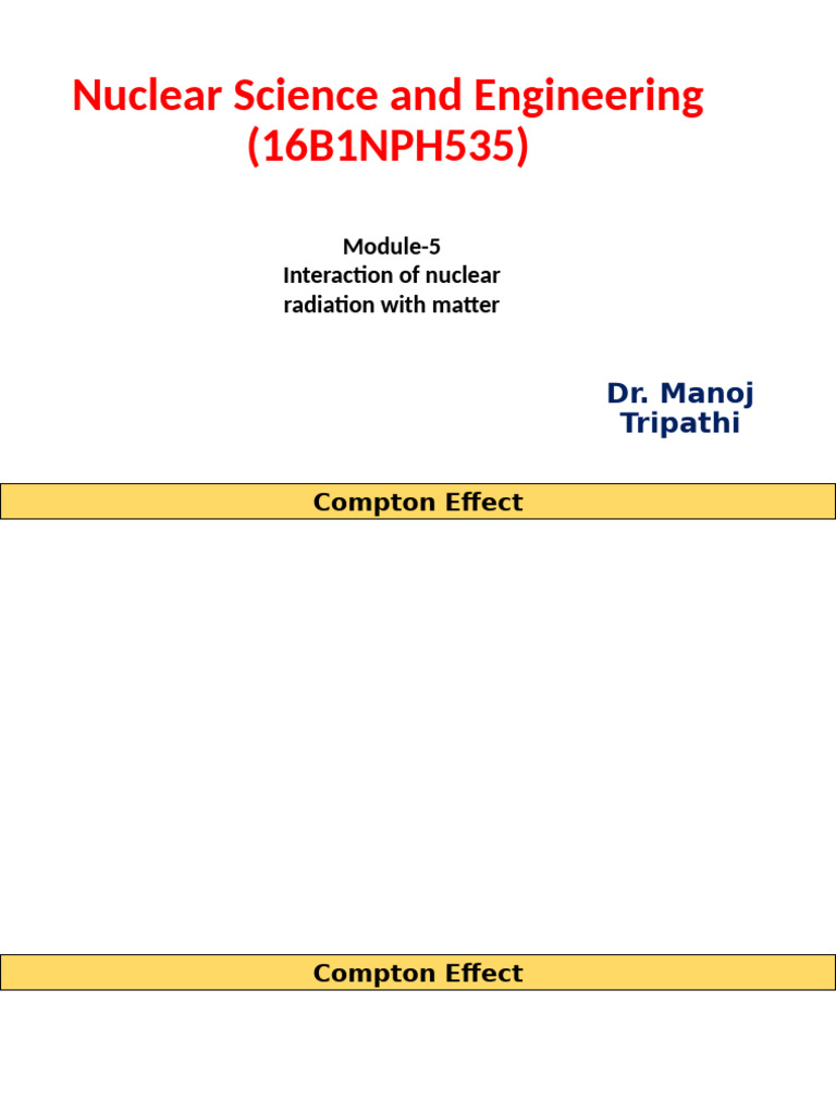 Lecture-30 Linear Absorption Coefficient | PDF | Cross Section (Physics ...